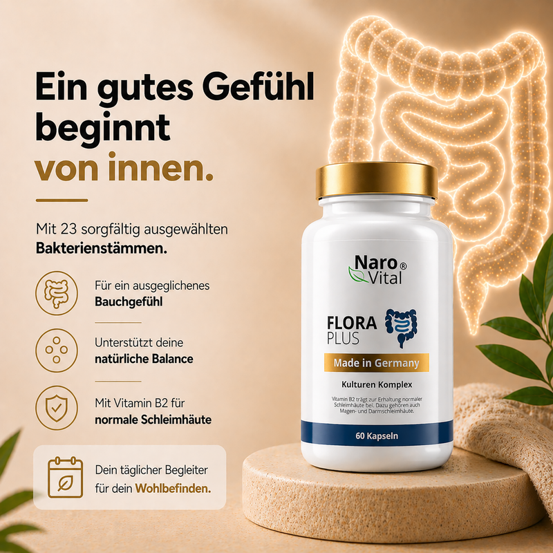 NAROVITAL® Flora Plus - Kulturen Komplex - Jetzt bestellen – NaroVital